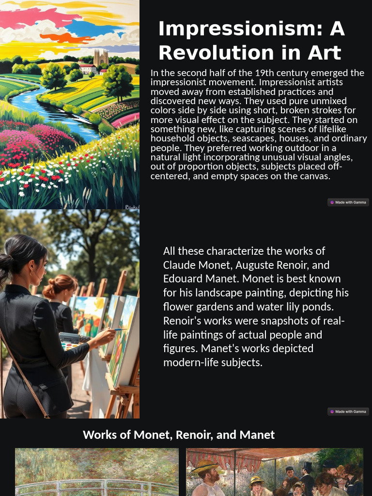 Impressionism A Revolution in Art | PDF