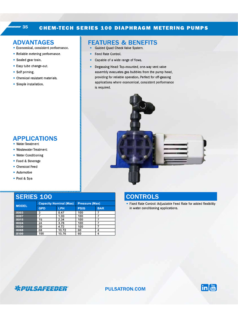 Chemical Dosing Pump | PDF