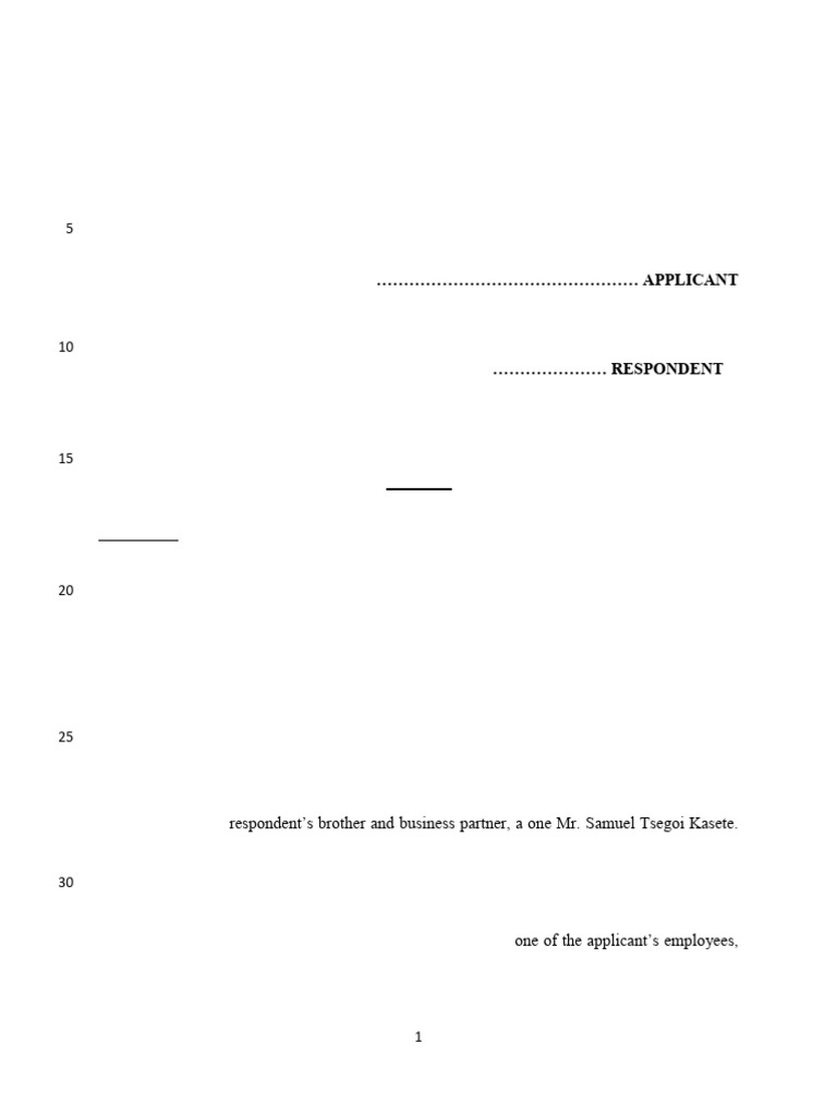 03 MA 0196 2020 Hermon Tesfalidet V Marlin Advocates | PDF | Conflict ...