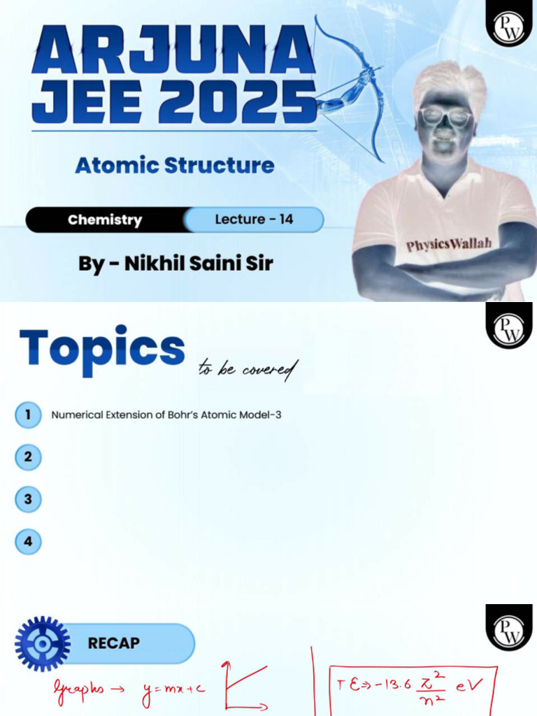 663e385e5633ca001862392a - ## - Atomic Structure 14 Class Notes Arjuna ...