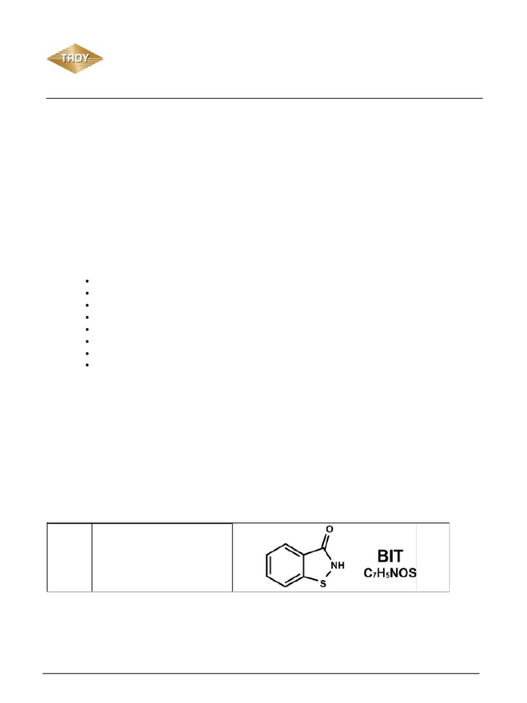 Troyshield B20 Product Information en Europe | PDF