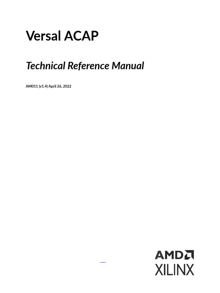 Am011 Versal Acap TRM | PDF