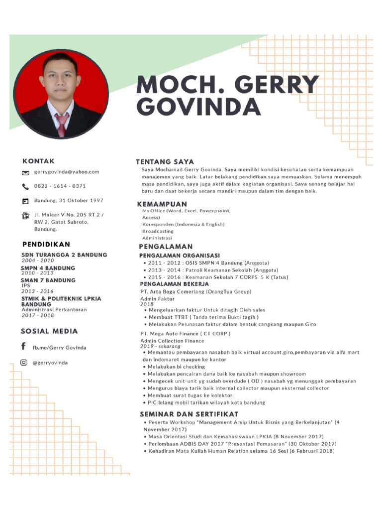 CV - Gerry G | PDF