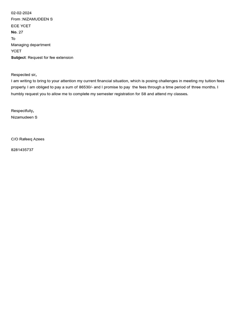 Request Letter For Salary Increment - Doc - 20240202 - 152716 - 0000 | PDF