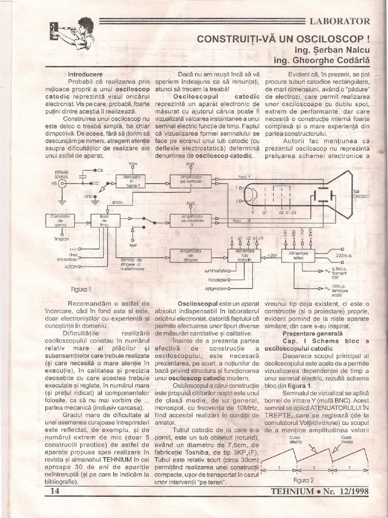 Construiti Un Osciloscop | PDF
