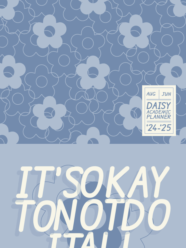 Daisy 2024-2025 Academic Planner | PDF