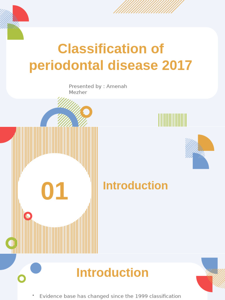Periodontal Classification 2017 | PDF