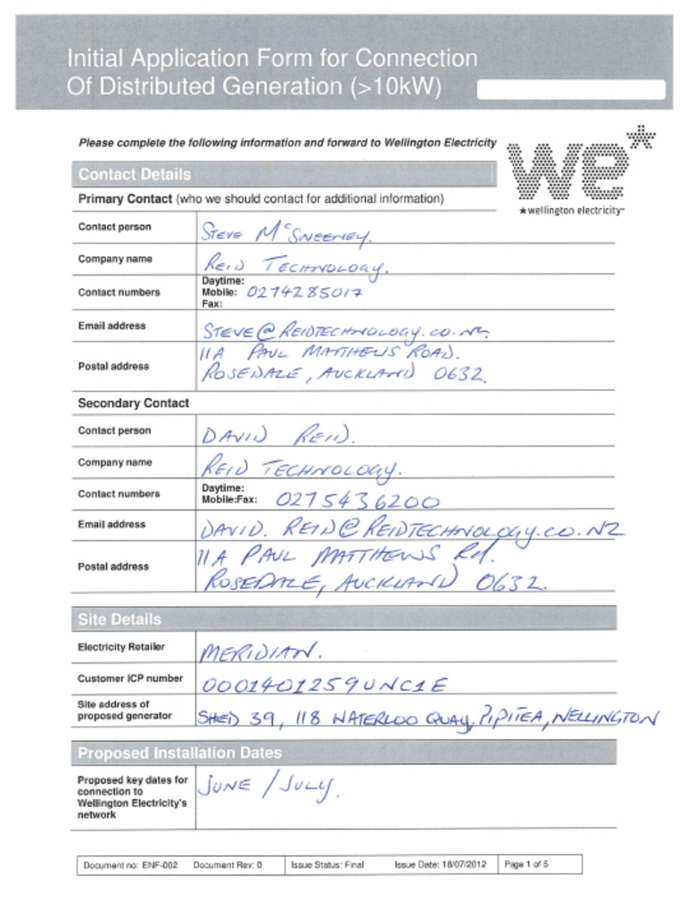 DG Application Centerport | PDF