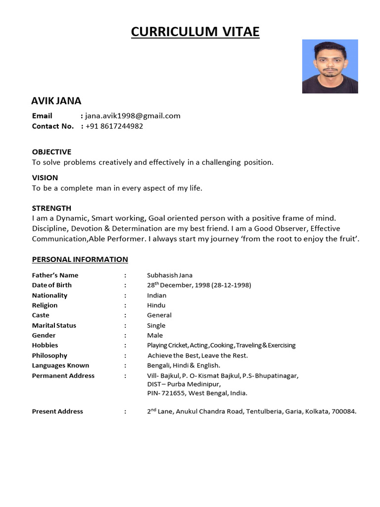 Avik Jana - Resume - Apna | PDF