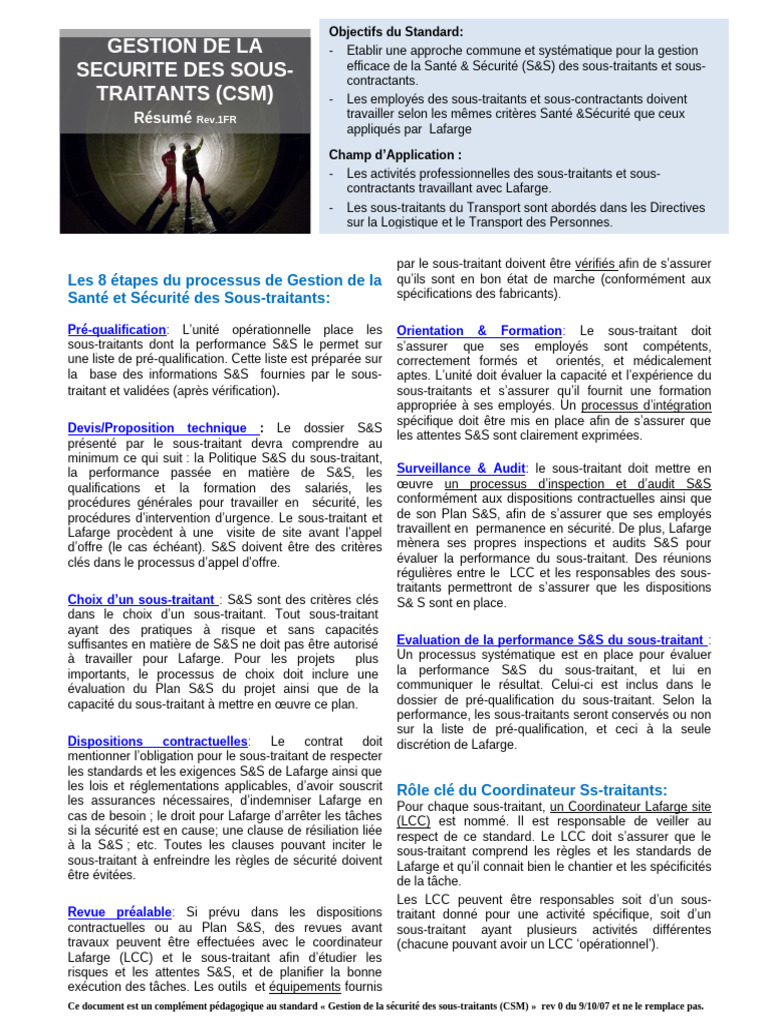 CSM - Resume v1 FR | PDF