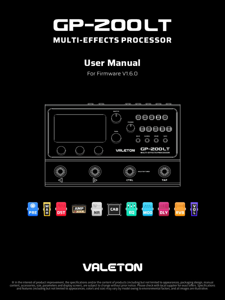 GP-200LT - Online Manual - EN - Firmware V1.6.0 | PDF