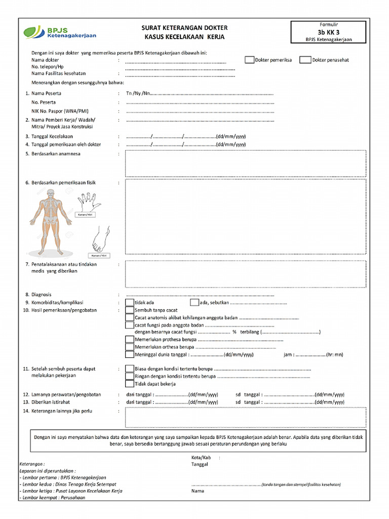 Form Ketenagakerjaan Lengkap 2023-3 (FORM 3B) | PDF