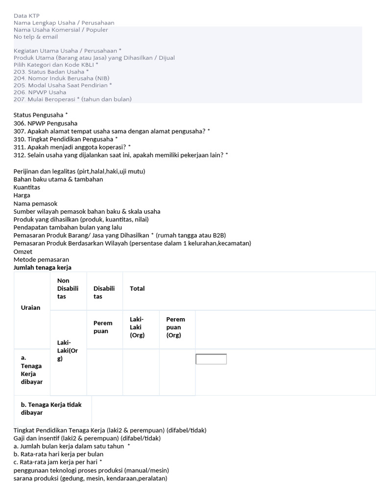 Bahan Enumerator | PDF