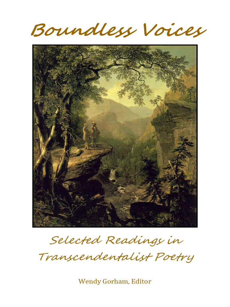 Boundless Voices Transcendentalist Poetry Anthology | PDF