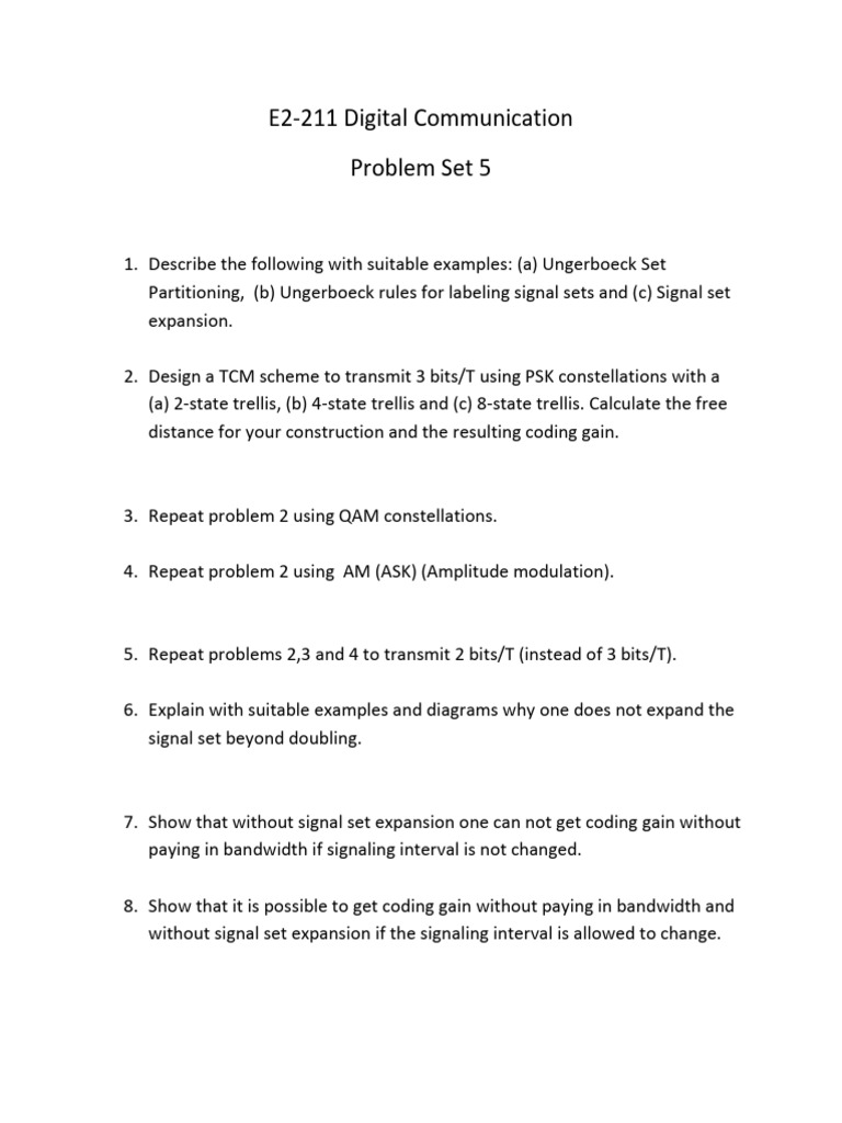 Problem Set 5 | PDF