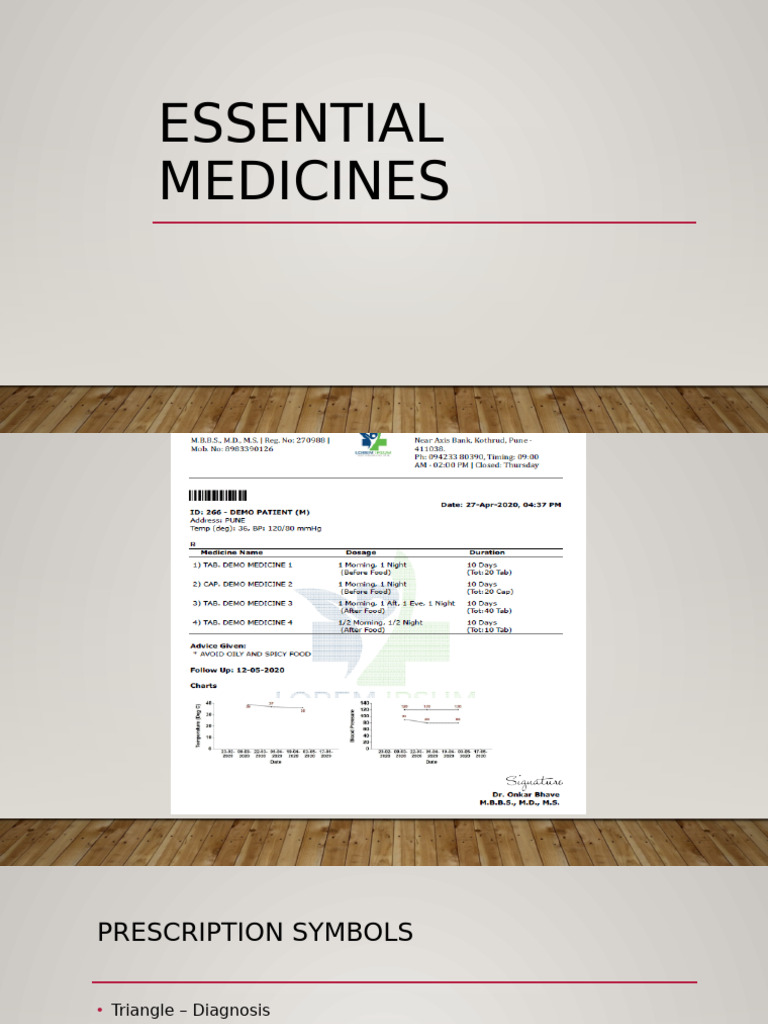 Prescription Class | PDF