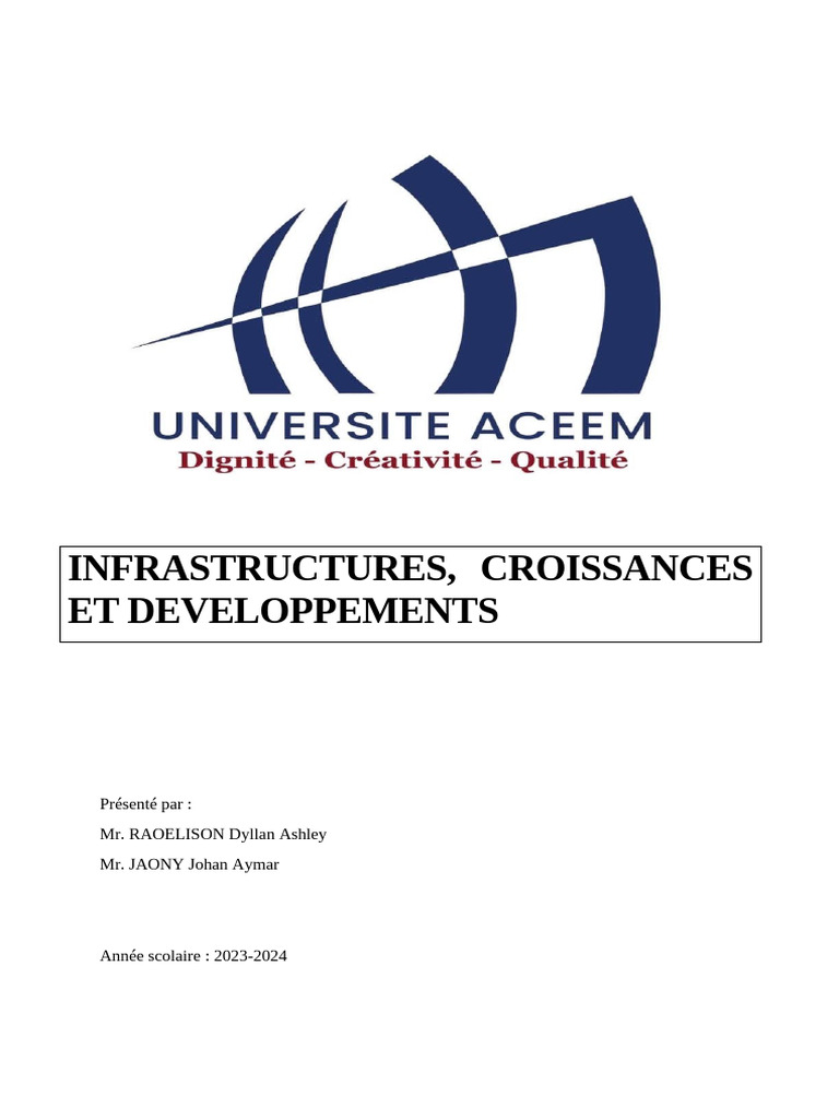 Infrastructure 1 | PDF