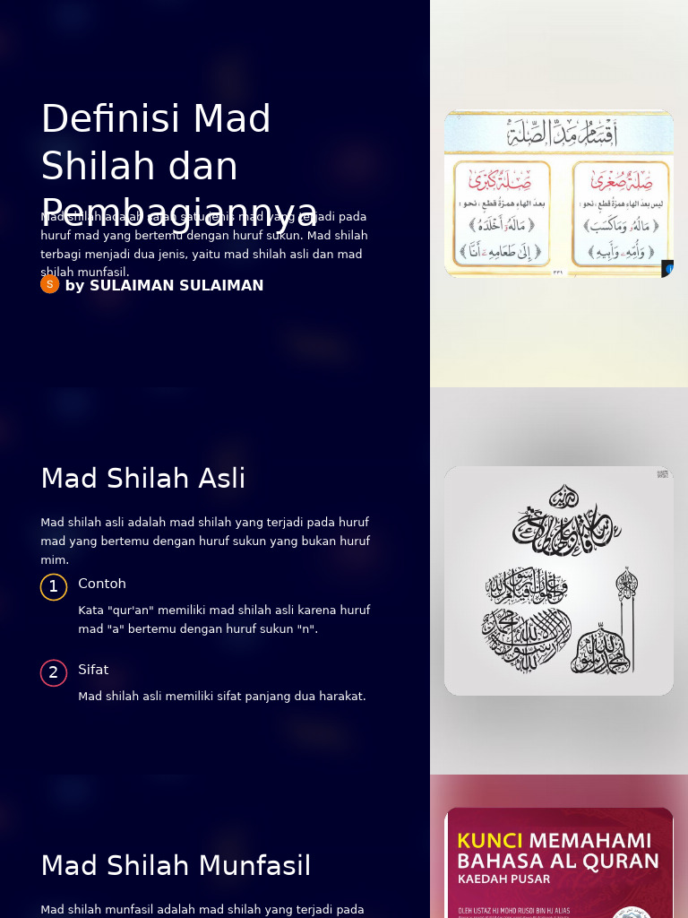 Definisi Mad Shilah Dan Pembagiannya | PDF