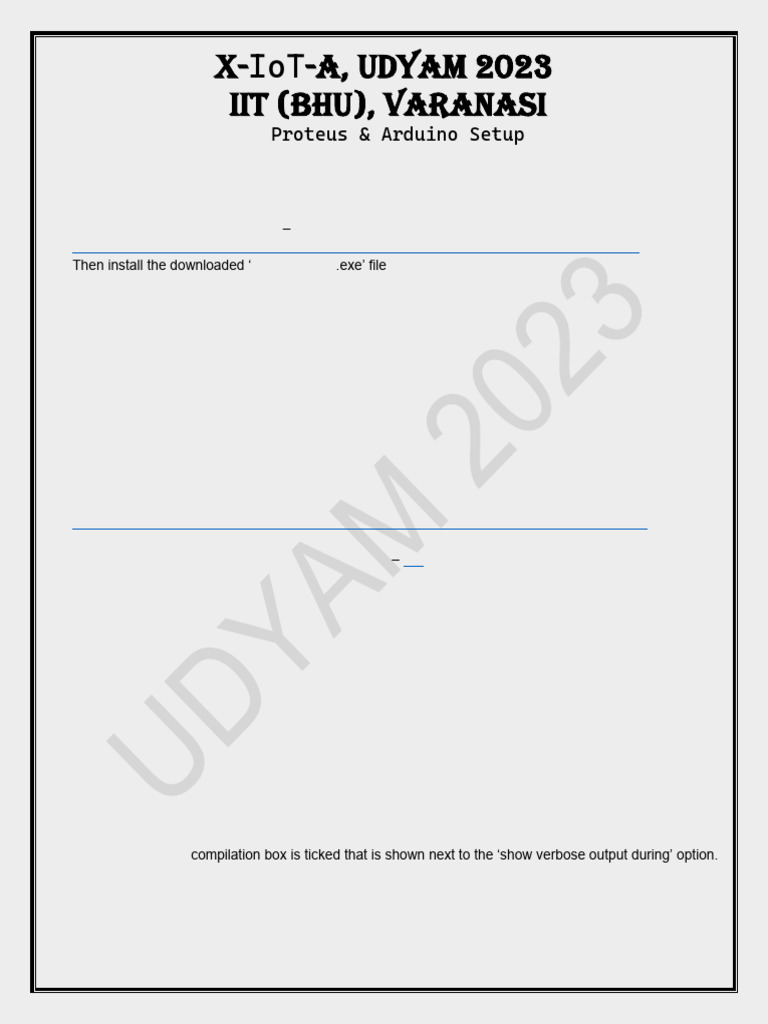 Proteus - Arduino Setup | PDF