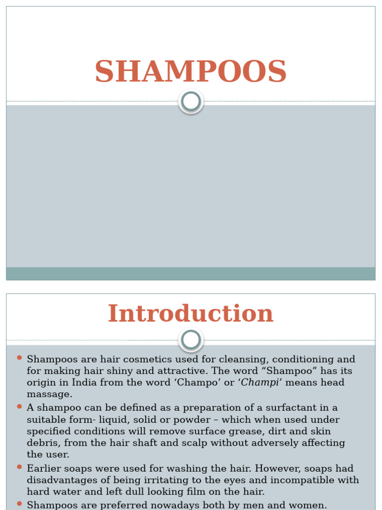 Shampoo | PDF