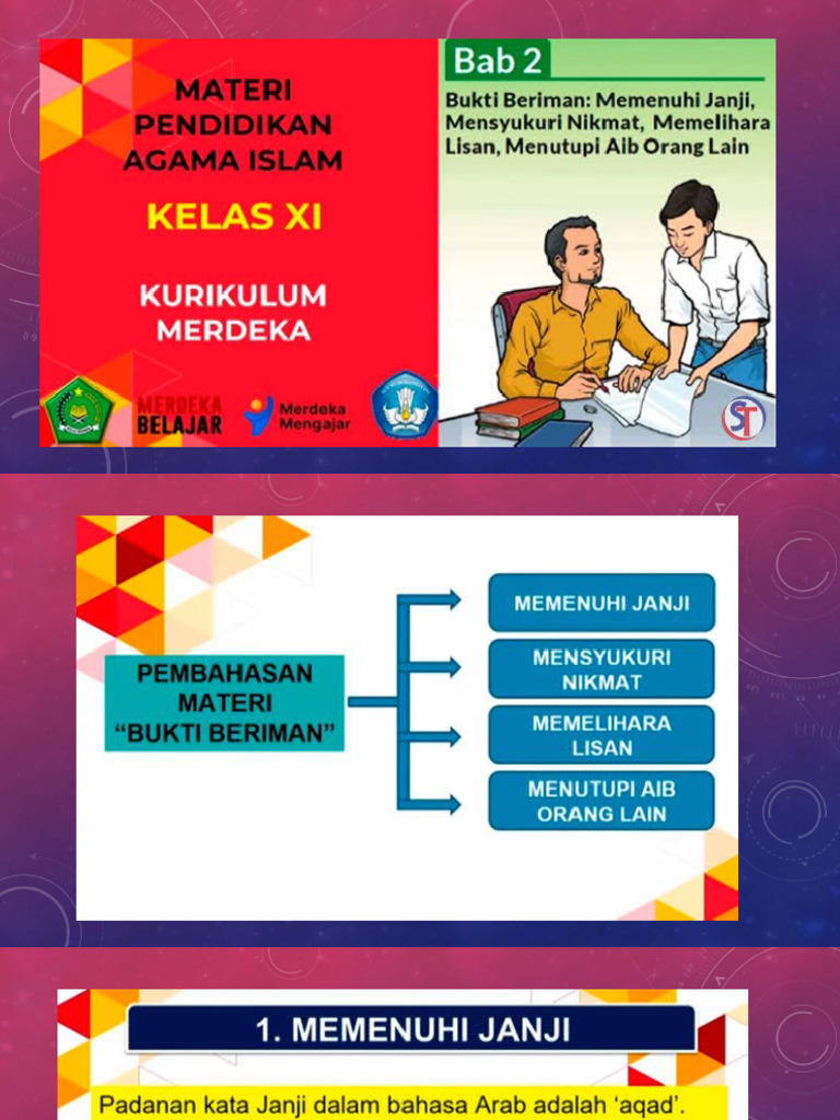 Materi Agama Bab 2 KLS Xi | PDF