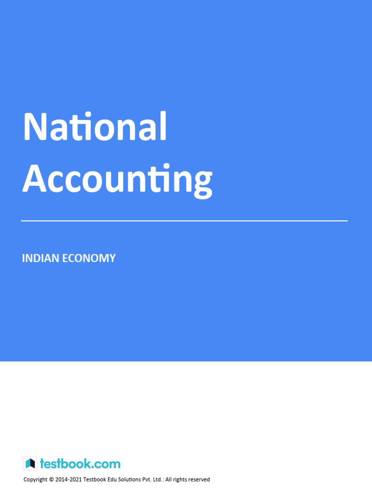 National Accounting - Study Notes | PDF