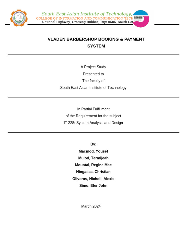 Booking System Docu | PDF