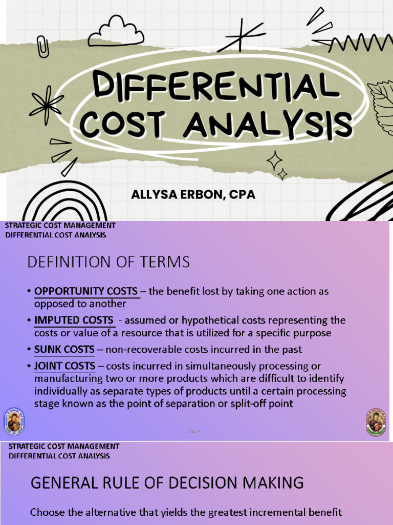 Differential Cost Analysis | PDF