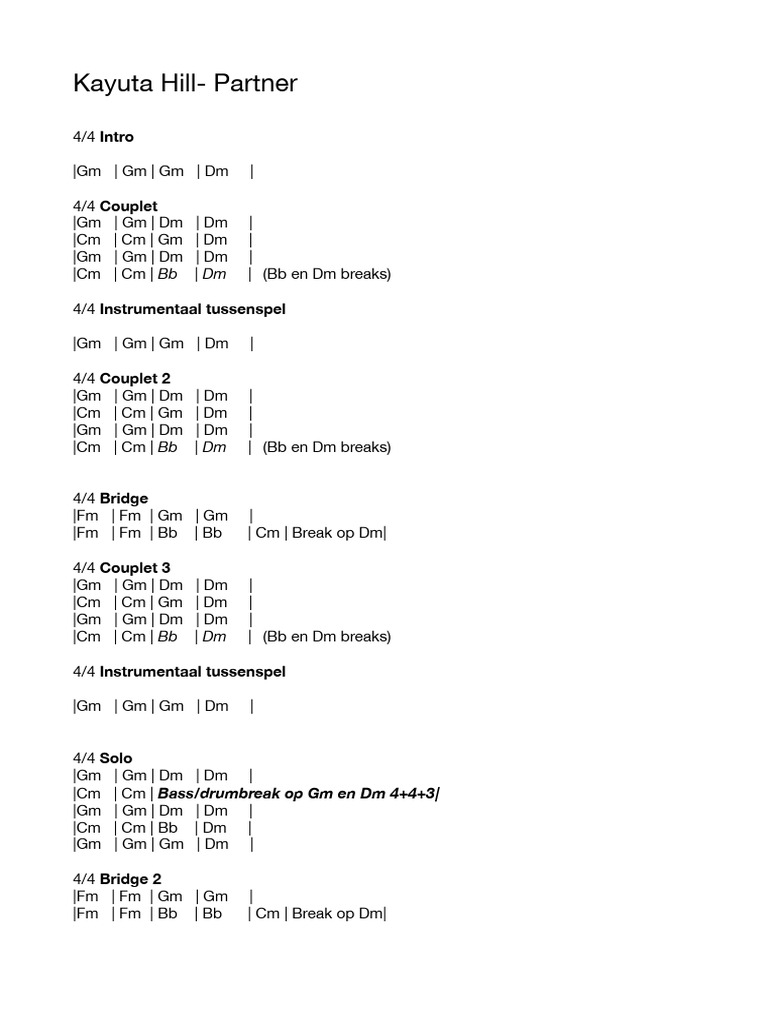 Kayuta Hill Vormschema | PDF