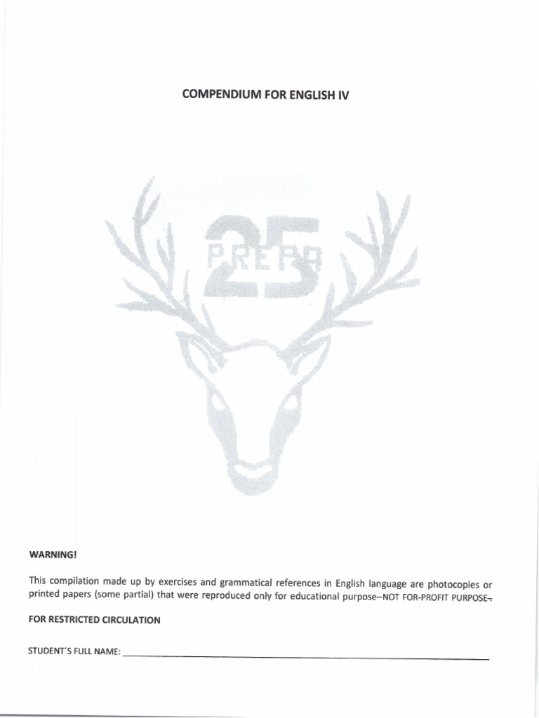 Compendium English IV | PDF