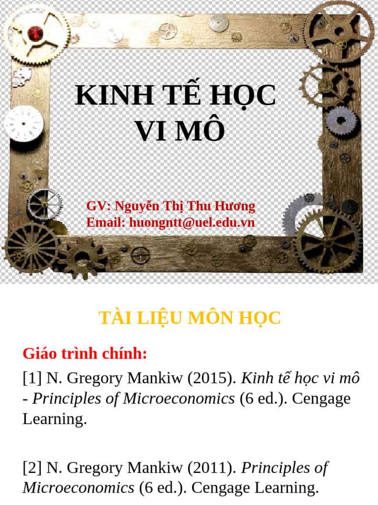 Gioi Thieu Mon Hoc | PDF