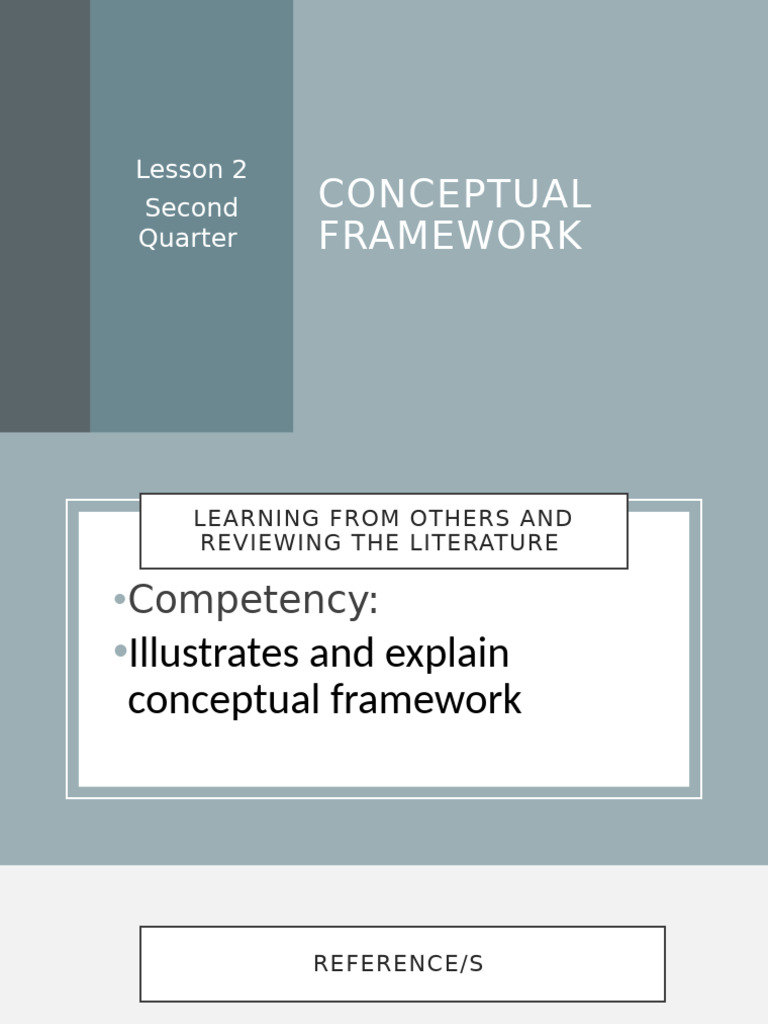 Conceptual Framework For The Students | PDF | Dependent And Independent ...
