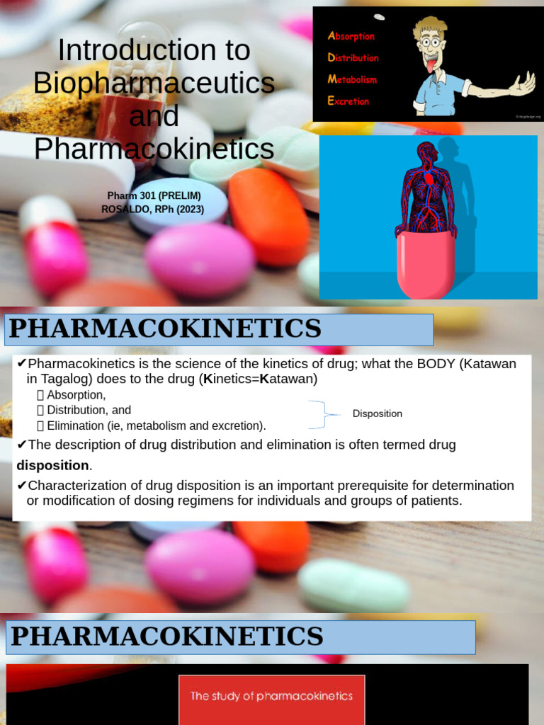 Introduction To Biopharmaceutics and Pharmacokinetics | PDF ...