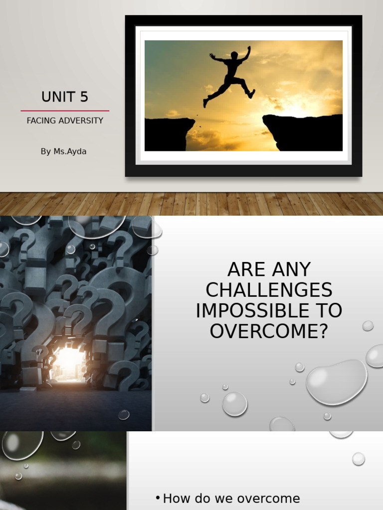 Unit 5 Facing Adversity | PDF