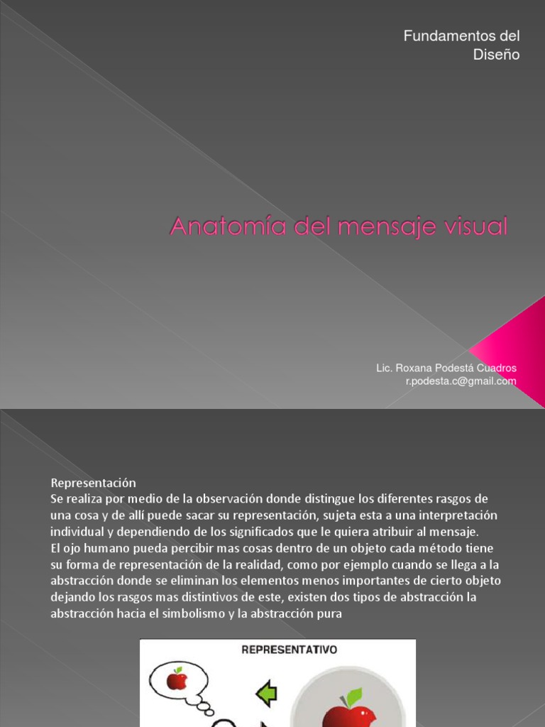 Anatomía del Mensaje Visual | PDF