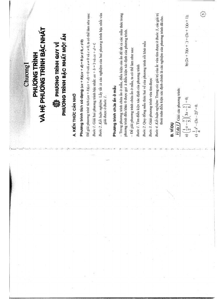 Bài Tập Chương 1 - SBT CD | PDF