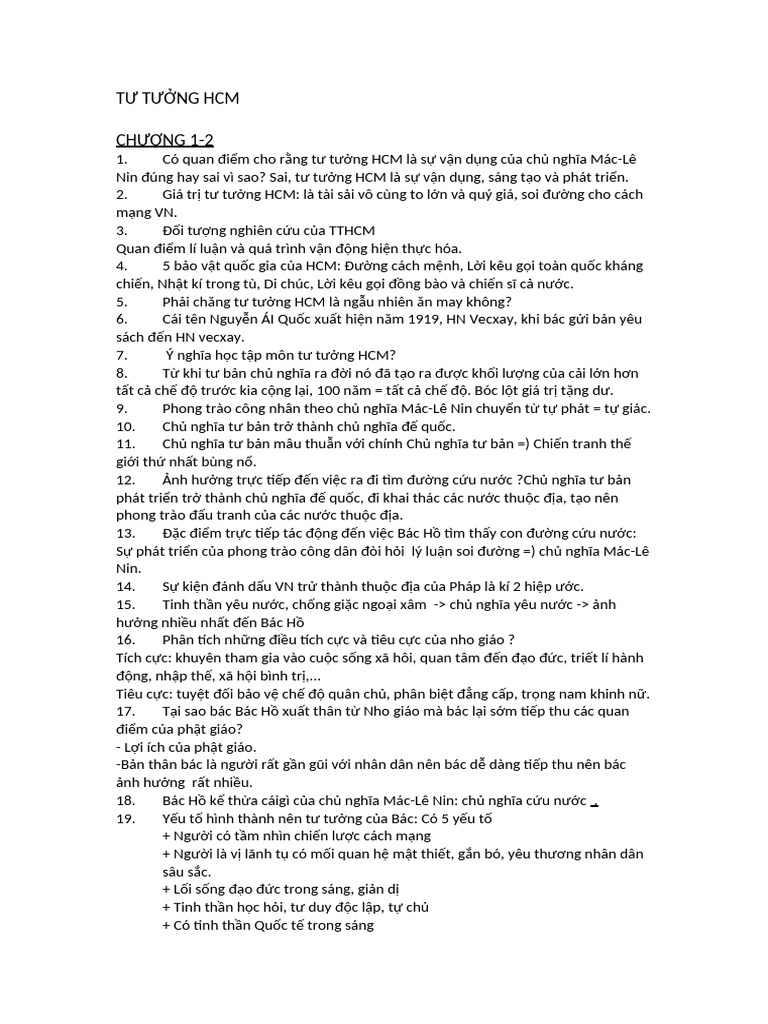 Tư Tư NG HCM | PDF