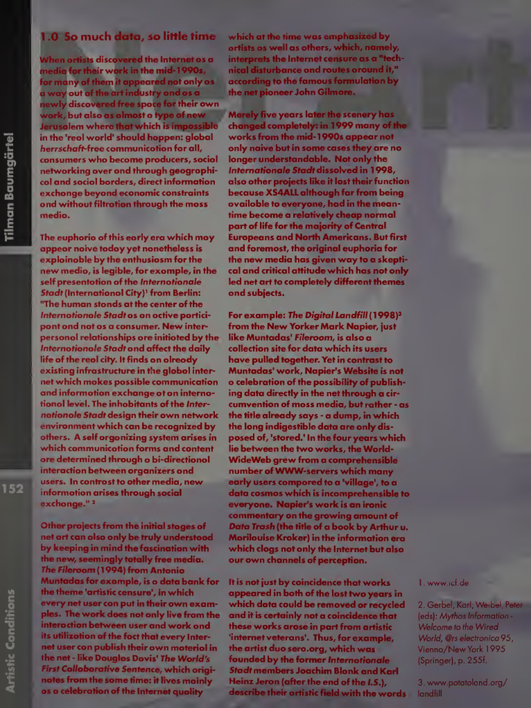 Evolution of Net Art in the 1990s | PDF | Information | Communication