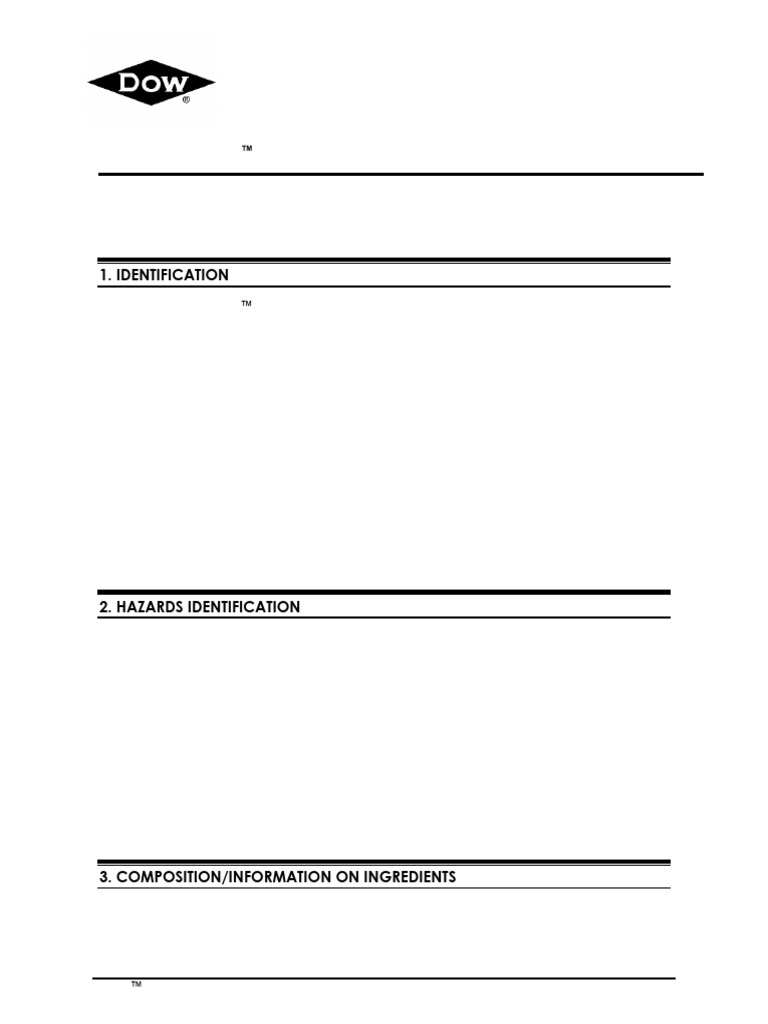 Dow Dowsil-895-Structural-Glazing-Sealant 18-04-24 | PDF | Toxicity ...