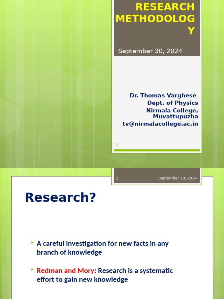 Introduction To Research Methodology 2020 | PDF