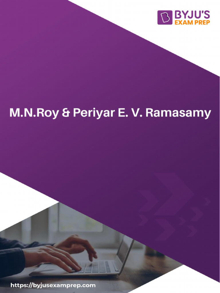 M N Roy Periyar e V Ramasamy 441694879629253 | PDF