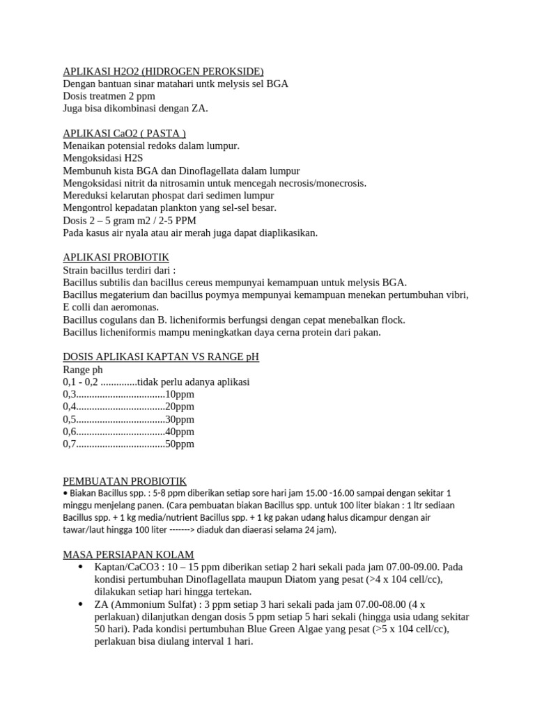 Sop Tambak Suli | PDF