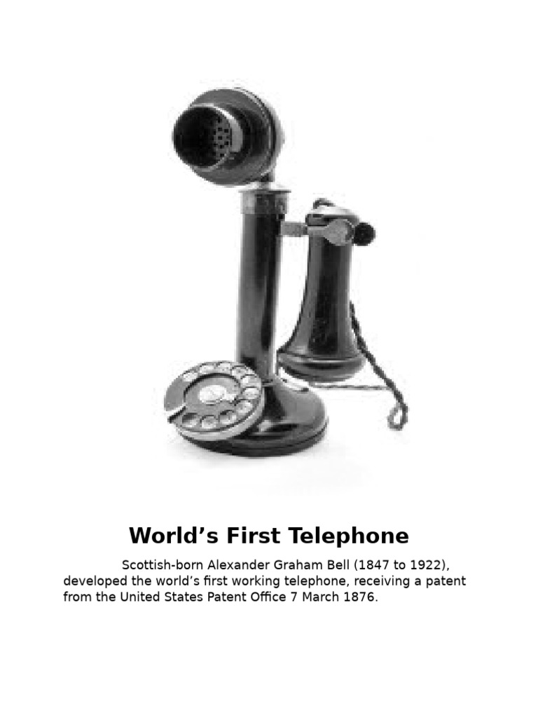 Alexander Graham Bell | PDF