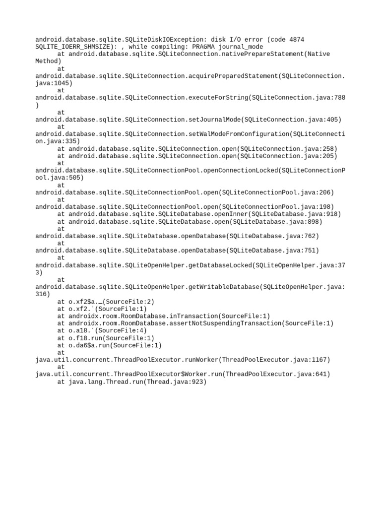 Last Crash Log | PDF