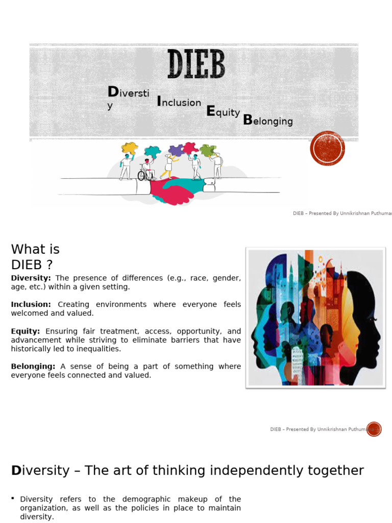 Diversity Inclusion Equity & Belonging | PDF