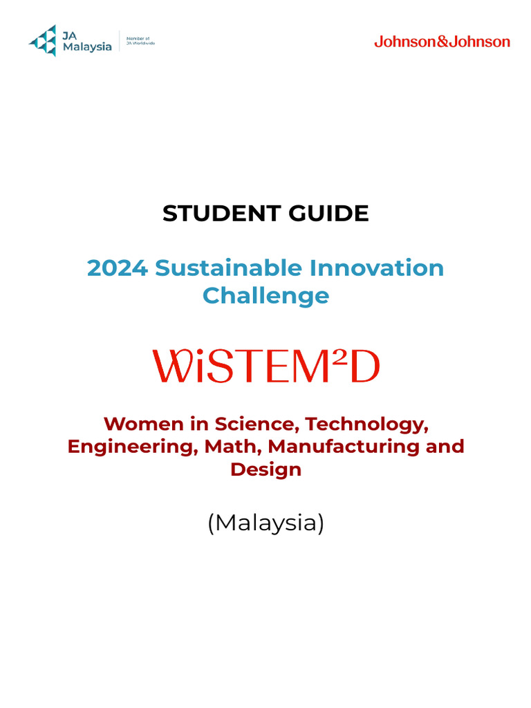 2024 Sustainable Innovation Challenge Student Guide Pdf