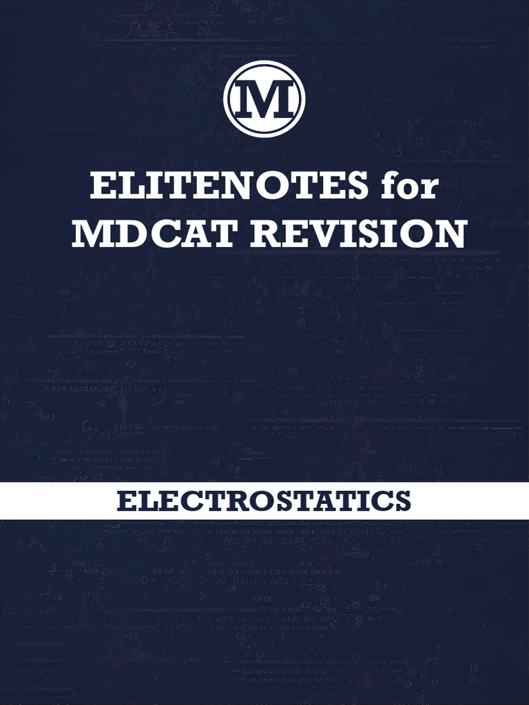 Electrostatics Revision Notes | PDF
