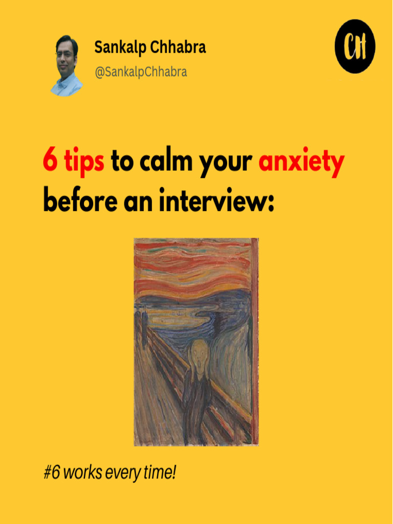 Interview Anxiety Tips 1684309825 | PDF