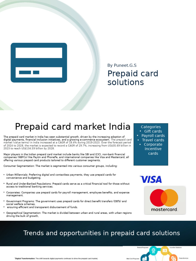 Prepaid Card Solutions | PDF | Debit Card | Financial Inclusion