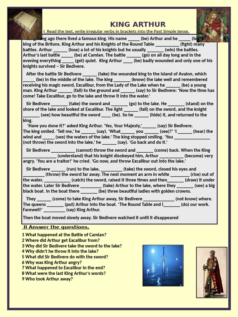 King Arthur Story | PDF